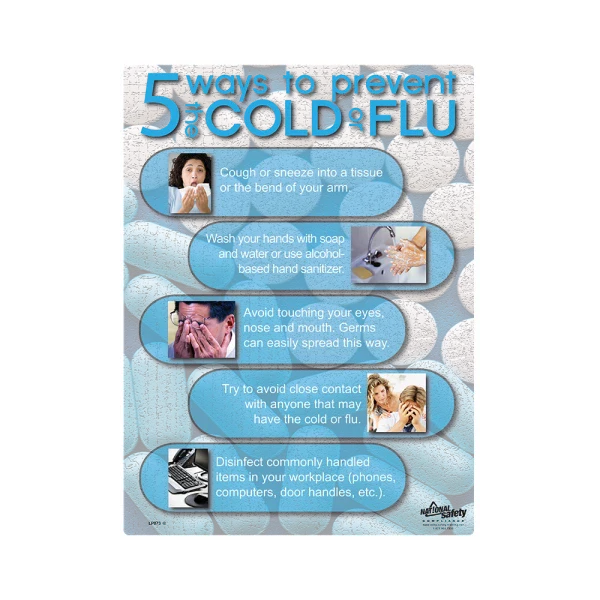 Cold or Flu Prevention Safety Poster – Regs Authority