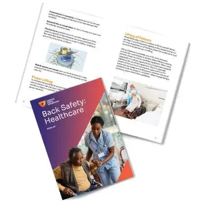 Back Safety: Healthcare Training Booklets (pkg of 10) – Regs Authority