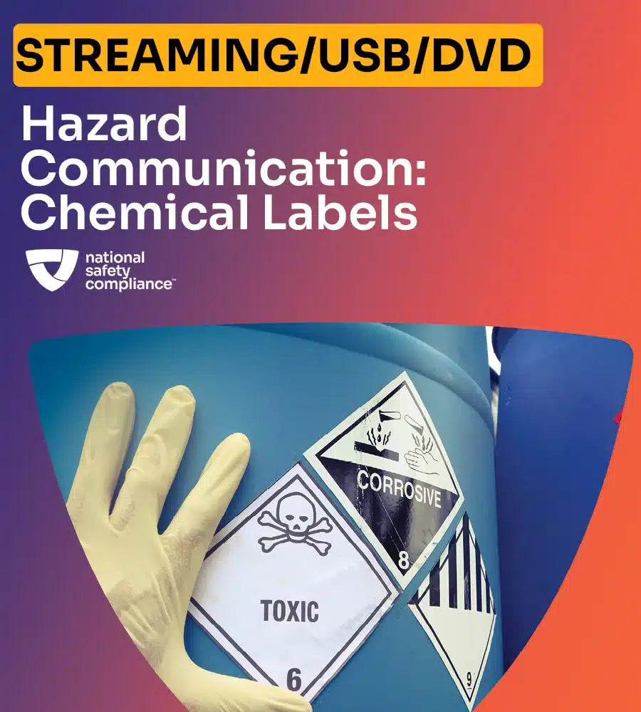 HAZCOM Chemical Labels Training | GHS Label Elements Video Kit – Regs ...